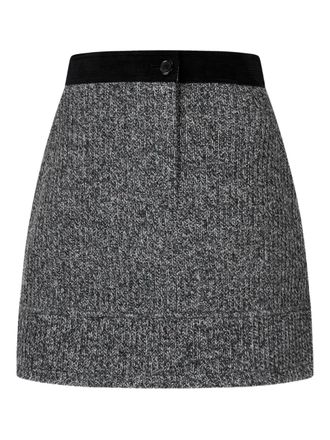 STUDIO TOMBOY knitted mini skirt - Gris