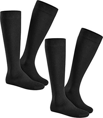 Hudson Chaussettes montantes - Lot de 2 - Homme, noir, Taille 39-42