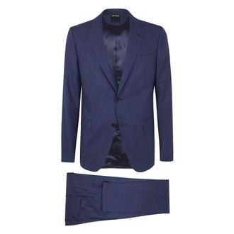 Ermenegildo Zegna Homme, Costumes, Bleu, Taille: L Costume de Tailleur Z Luxury