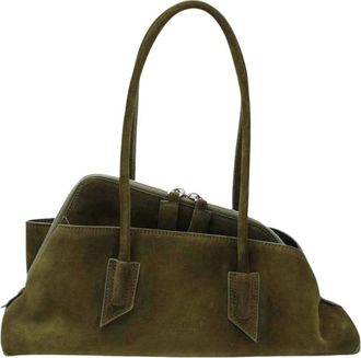 The Attico Femme, Sacs, Vert, Taille: ONE Size La Passeggiata Small Top Handle Bag
