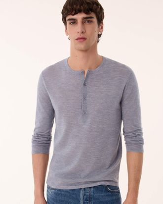 Kujten T-shirt col tunisien homme - T-Shirt Blas
