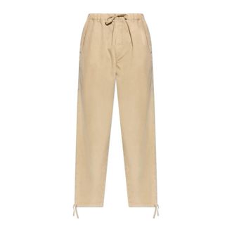 Ferragamo Baumwollhose mit lockerer Passform - - Trousers - Herren - Beige - L