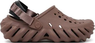 Crocs Pantoletten Echo Clog 207937 Braun