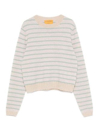 Guest In Residence Rundhalspullover - Beige