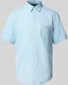 Lerros Regular Fit Freizeithemd aus Baumwoll-Leinen-Mix