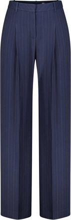 BOSS Damen Bundfaltenhose mit Nadelstreifen TIANA4