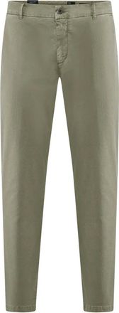 Bomboogie Homme, Pantalons, Vert, Taille: W31 Pantalon Chino en Gabardine de Coton