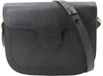 Saint Laurent Sac bandouli&egrave;re vintage doccasion - Femme - Pre-owned - Noir - Taille: ONE Size