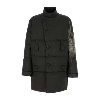 Yohji Yamamoto Herren, M&auml;ntel, Gr&uuml;n, XLGr&ouml;&szlig;e