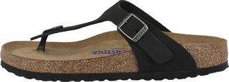 Birkenstock Damen Zehensandale Gizeh SFB Nubukleder Weichbettung normal