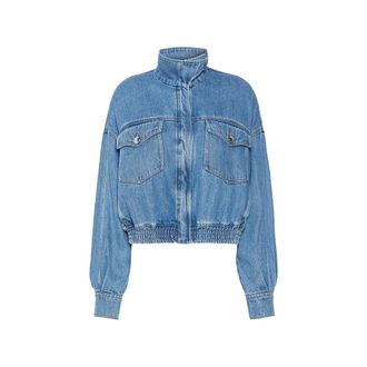 Sportmax Elasticated-waist Denim Jacket