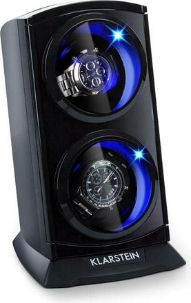 Klarstein Klarstein - St. Gallen Premium Uhrenbeweger 2 Uhren 4 Geschwindigkeiten schwarz