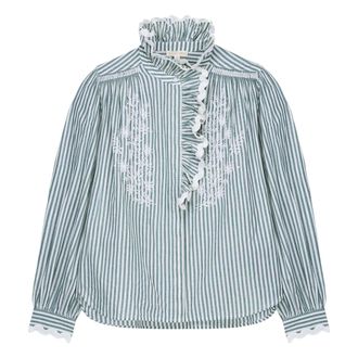 Louise Misha Blouse Cora Ray&eacute;e Coton Bio - Collection Femme Louise Misha