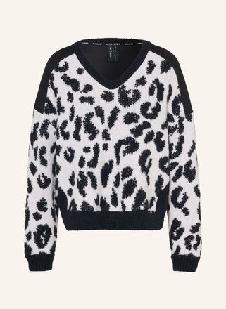 Marc Cain Pullover Im Materialmix Mit Alpaka schwarz