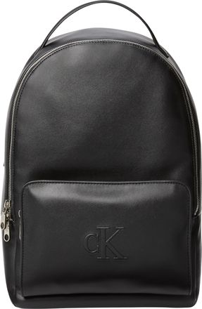 Calvin Klein Damen Rucksack Sculpted Impresssion Slim mit Laptopfach, Schwarz (Black), Einheitsgröße