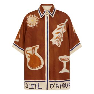 Alemais Chemise Soleil DAmour Soie Al&eacute;mais