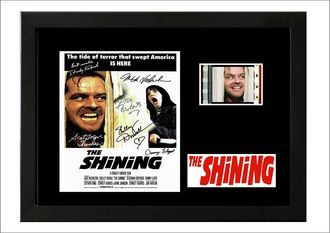 Generic Gerahmte Filmzelle, Motiv: The Shining 1980, signiert, tolles Geschenk