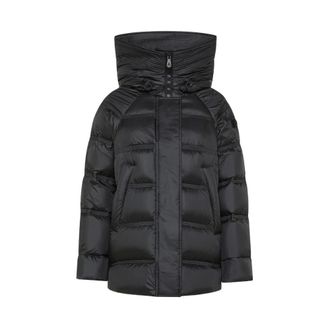 Peuterey Schwarzer gesteppter Puffer-Mantel - - Jackets - Damen - Schwarzk - M