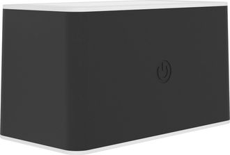 Eglo LED Wandleuchte Valgiano, Akku Wandlampe mit Magnethalterung, kabelloser Wandstrahler Touch dimmbar, aufladbar per USB, eckig, Kunststoff in schwarz, 