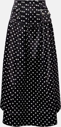 Ganni Maxirock aus Satin