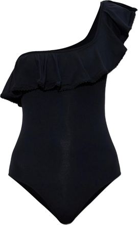 Melissa Odabash Tennessee ruffled-detail swimsuit - Noir