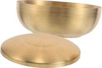 Garneck Koreanische Kimchi-schüssel Runde Edelstahlreisschalen Serviergeschirr Untertassen Kleine Vorspeisenschälchen Reisschüssel Aus Edelstahl Dessertschale