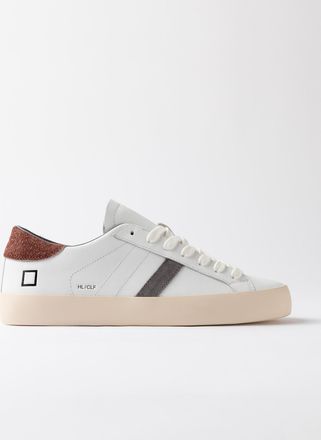 D.A.T.E. hill low calf white-bordeaux