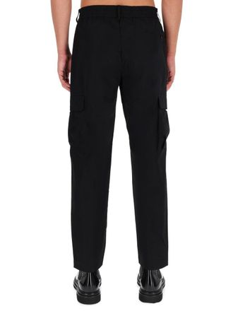 Versace Jeans Couture Technical Polyester Cargo Pants - Black