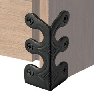 Generic Sockelleistenschutz - Sockelleisten-Eckenschutz, Wandverkleidungsschutz | Massive Messingkonstruktion, dekoratives antikes Finish, langlebiger Schutz 