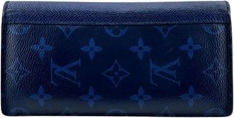 Louis Vuitton unisex, Pre-owned, Bleu, Taille: ONE Size Portefeuille Vintage Pre-owned