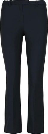 Max Mara Femme, Pantalons, Bleu, Taille: 36 FR Pantalon &Eacute;vas&eacute; Raccourci