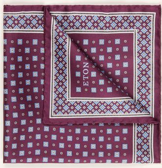Eton Einstecktuch rot