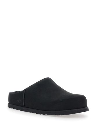 UGG Mens Clog Otzo Black Leather Shoe
