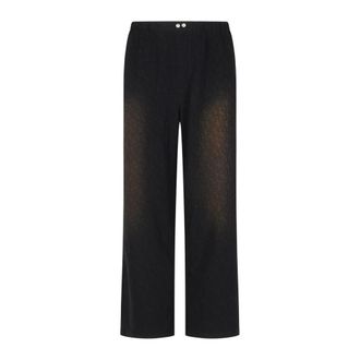Acne Studios Schwarze Hose Fn-Mn-Trou001100 - - Trousers - Herren - Schwarzk - S
