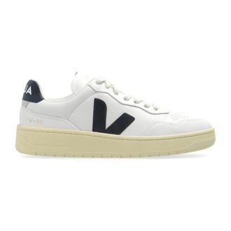 Veja V-90 Leder Sneaker - - Shoes - Damen - Wei&szlig; - 40 EU