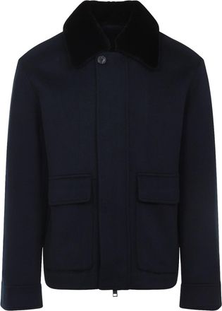 Yves Salomon Daunenjacke - Dunkelblau