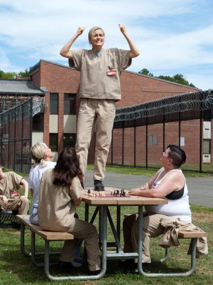 Les prisonnières plutôt sexy en dehors de leurs cellules