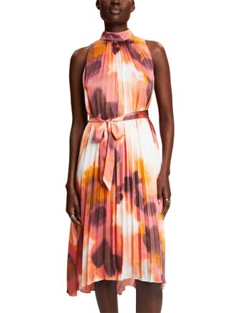 Esprit Collection Damen 033eo1e331 Kleid, 673/Pink 4, 44