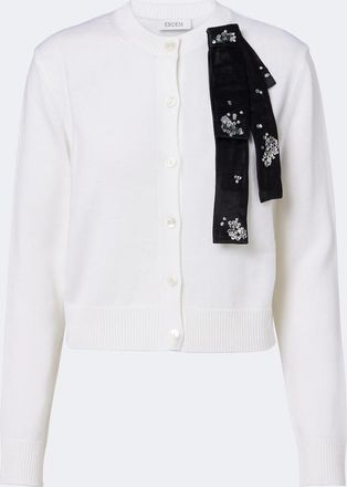 Erdem Verzierter Cardigan aus Wolle