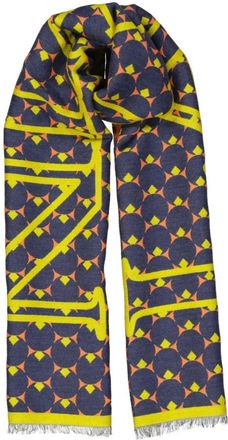 Lanvin Femme, Accessoires, Multicolore, Taille: ONE Size &Eacute;charpe g&eacute;om&eacute;trique en soie et laine