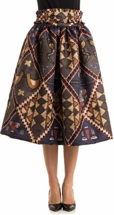 Stella Jean Langer Rock - Bunt