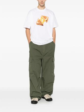 Carhartt Work in Progress Grilled Cheese Graphic Cotton T-Shirt - White