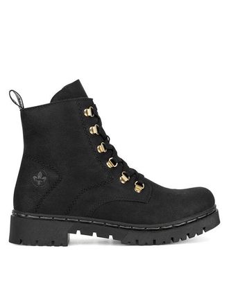 Rieker Schnürschuhe Y2422-00 Schwarz