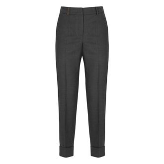 PESERICO Straight Leg Hose - - Trousers - Damen - Grau - XL
