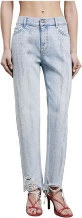 Patrizia Pepe Femme, Jeans, Bleu, Taille: W28 Cigarette Jeans