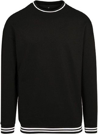 Build Your Brand Sweater Herren Crewneck Pullover / Sweatshirt im College-Look f&uuml;r M&auml;nner bis 5XL