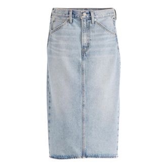 Levi's Gonna Donna HR Back Slit Skirt Riveting - - Skirts - Damen - Blau - W24
