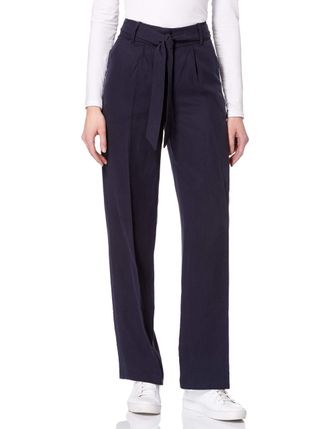 Esprit Collection Damen Hose 031eo1b303, 400/Navy, 30W / 32L