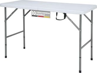 Floordirekt Table pliante en 3 parties en aluminium - Table de camping multifonction - Id&eacute;ale pour lext&eacute;rieur et la maison (Fukui)