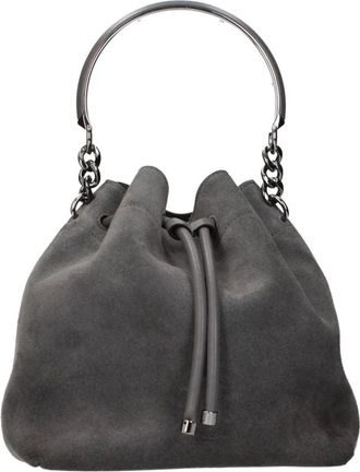 Jimmy Choo London Bon Bon Bucket Bag - Femme - Sacs - Gris - Taille: ONE Size